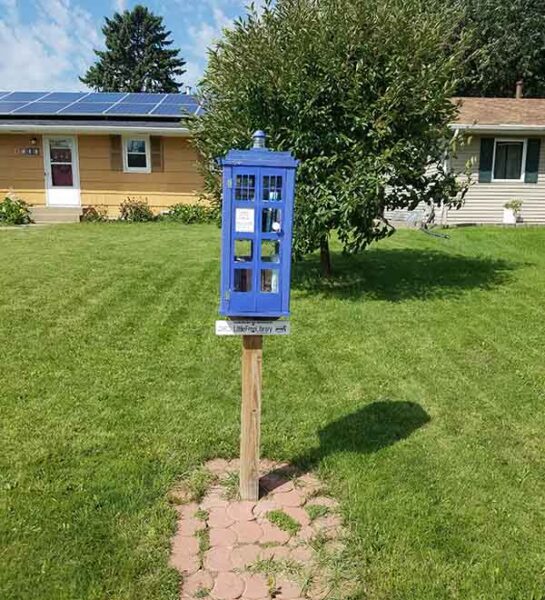 38 Must-See TARDIS Little Free Libraries - Little Free Library