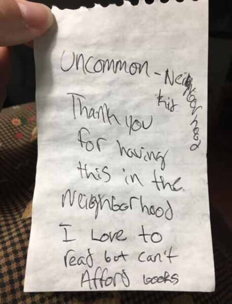 Sharing More than Books: Handwritten Notes from Little Free Library ...