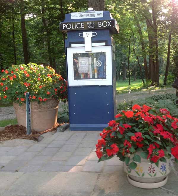 38 Must-See TARDIS Little Free Libraries - Little Free Library