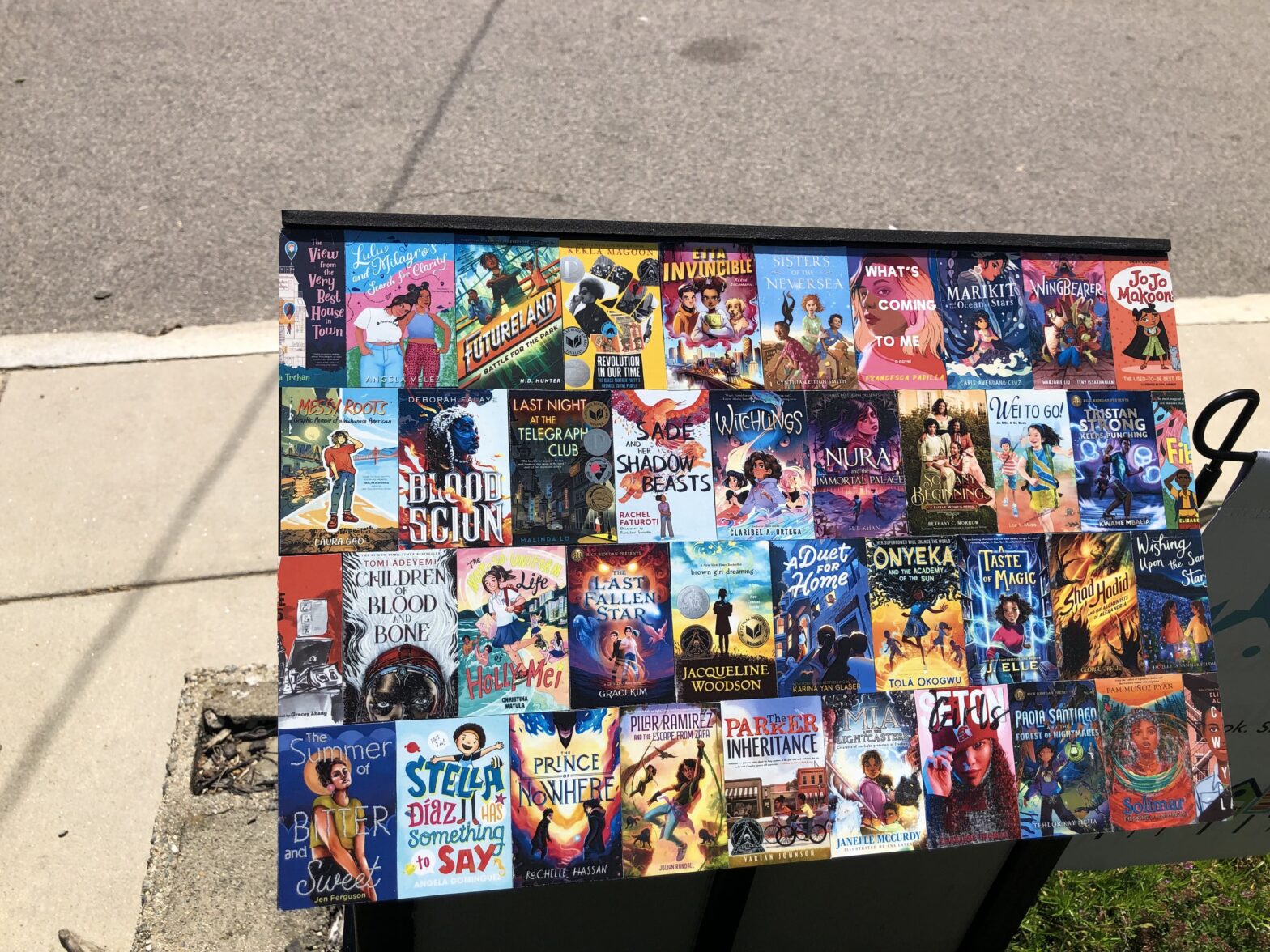 Customize Your Library with a DIY Book Cover Roof - Little Free Library
