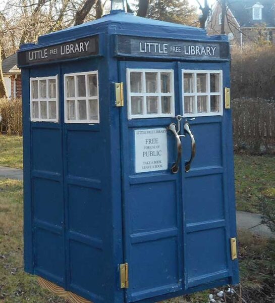 38 Must-See TARDIS Little Free Libraries - Little Free Library