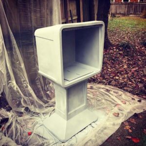 How to Turn a Plastic Newspaper Rack into an Adorable Little Free ...