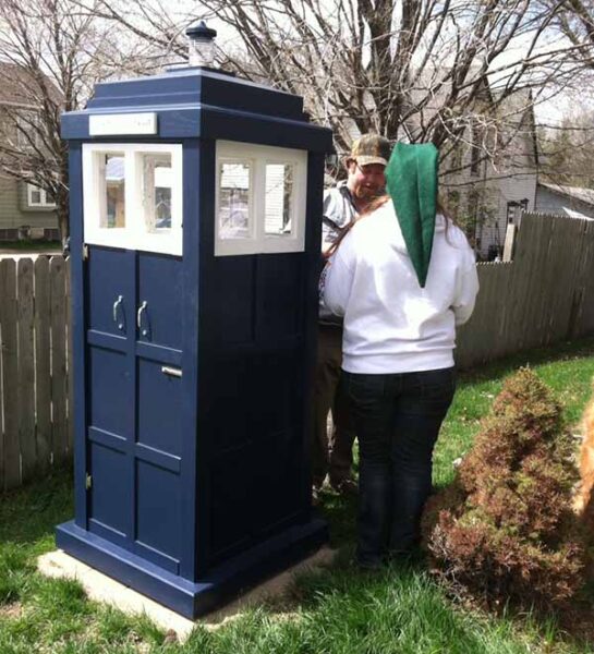 38 Must-See TARDIS Little Free Libraries - Little Free Library