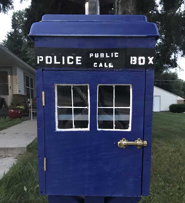 38 Must-See TARDIS Little Free Libraries - Little Free Library
