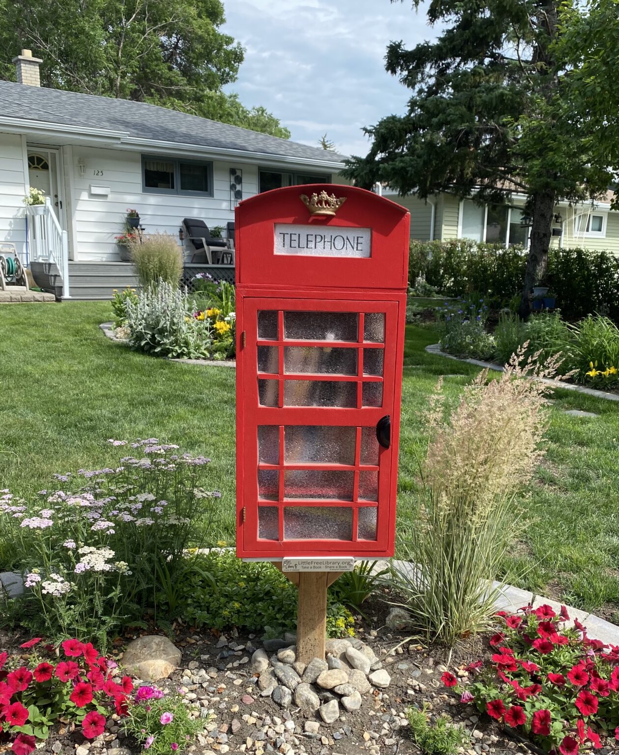 20 British Phone Booth Little Free Libraries - Little Free Library