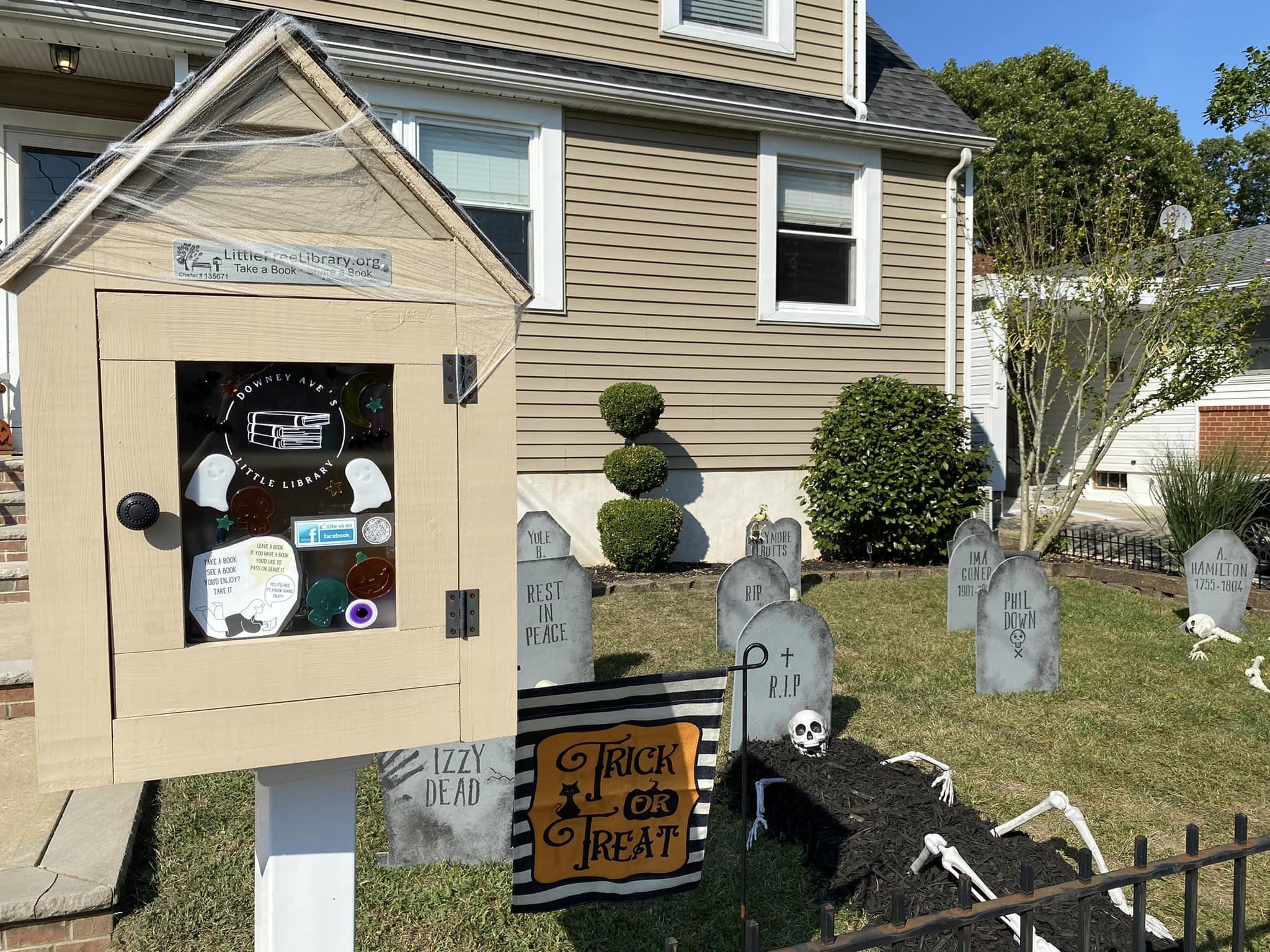 14 Little Free Libraries "Dressed Up" for Halloween - Little Free Library