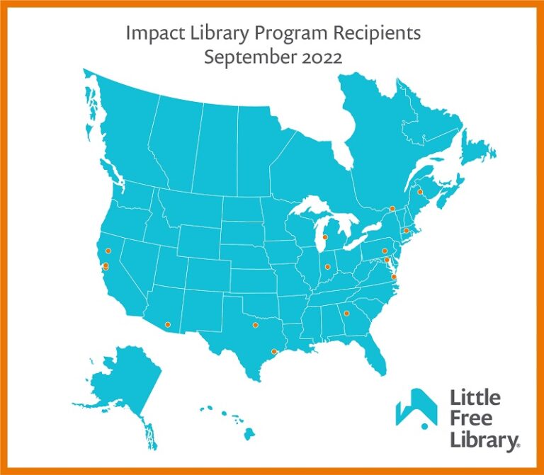 Announcing Impact Library Program Recipients, September 2022 - Little Free Library