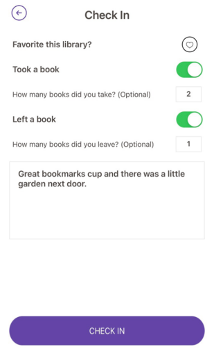 What are Check-Ins and how do I use them? - Little Free Library