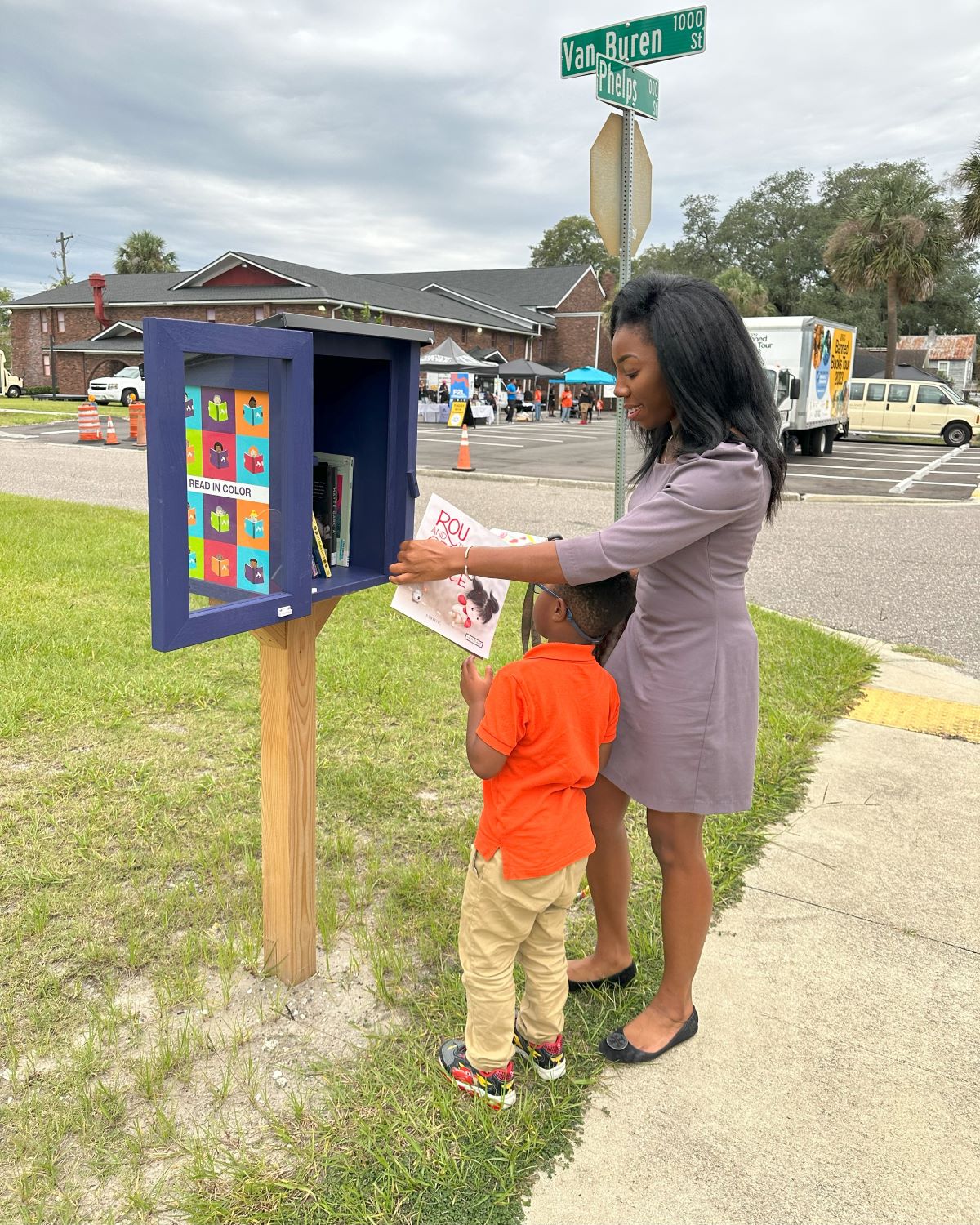 904WARD Launches Read in Color in Jacksonville - Little Free Library